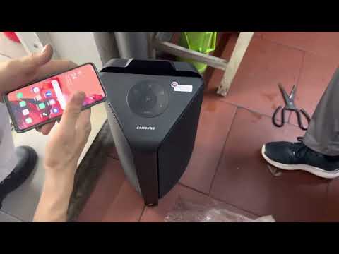 Loa tháp samsung MX T40 300w giá hơn triệu shopper có - YouTube