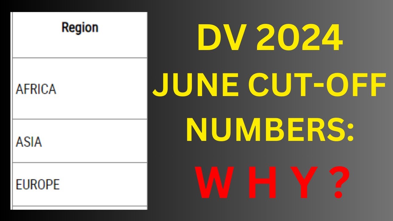 DV 2024 June Cut-Off Numbers: WHY? - YouTube