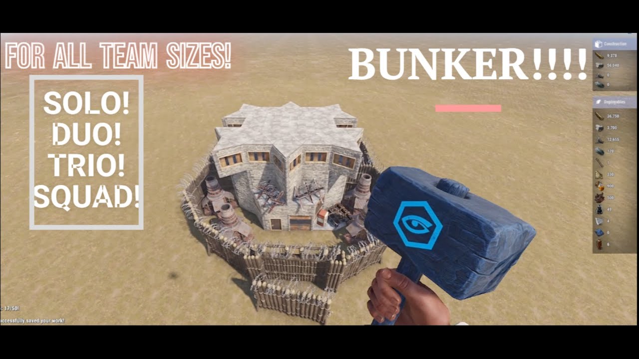 “The Almighty” Blooprint 2x2 NEWST META WITH BUNKER!! - RUST - YouTube