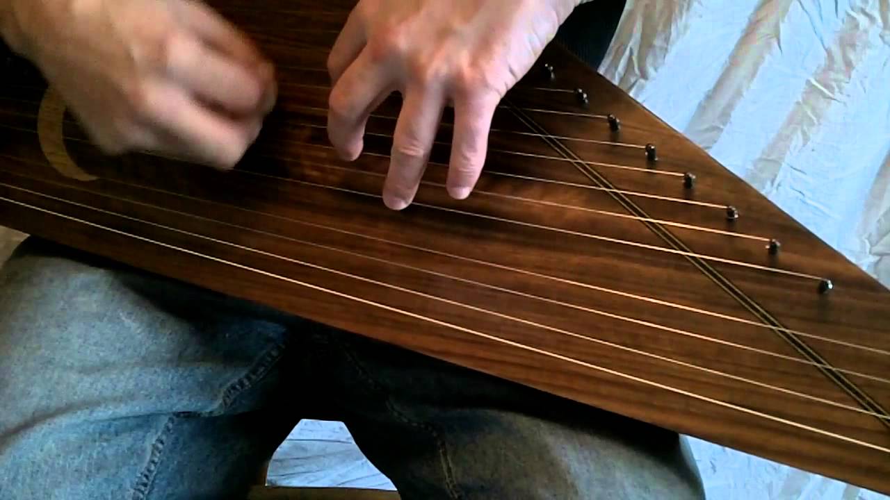 15 String Drone Kantele in American Black Walnut by Michael J King ...