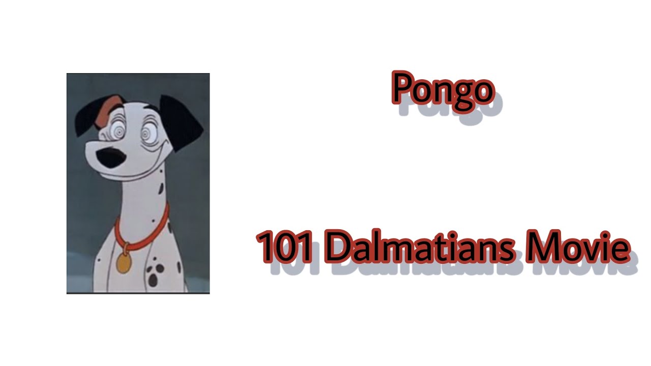 Pongo From 101 Dalmatians Movie Disney - YouTube