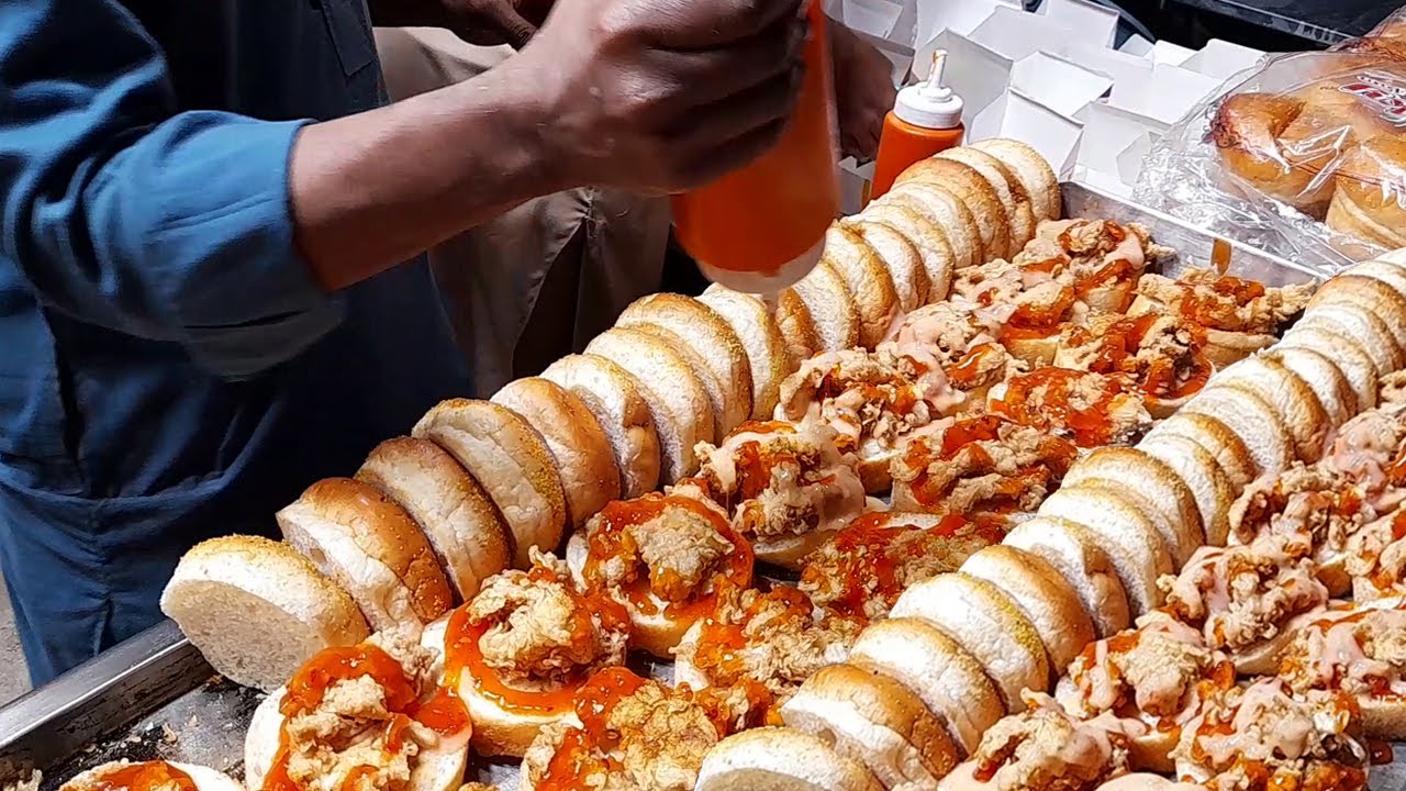 KFC Style Zinger Burger | Crunchy Fried Chicken Burger | Zinger In Just ...