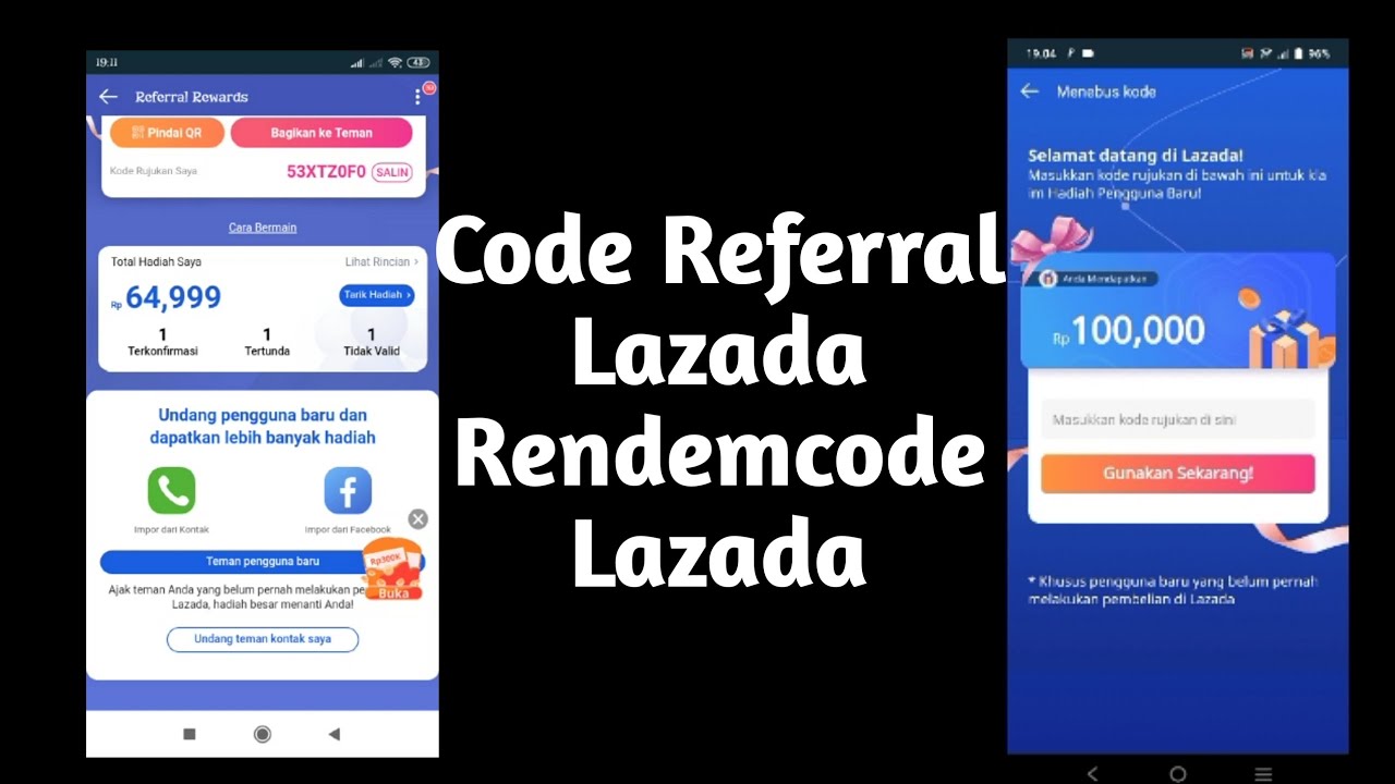 Cara memasukan kode rujukan lazada. Redeemcode Pengguna Baru. The ...