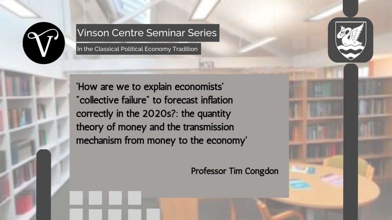 Vinson Centre Seminar: 'Economists’ failure to forecast inflation ...