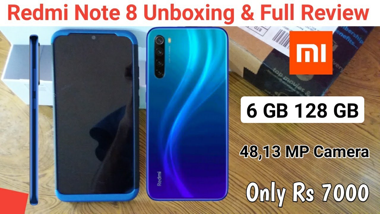 Redmi Note 8 Unboxing and Full Review 2020 - YouTube