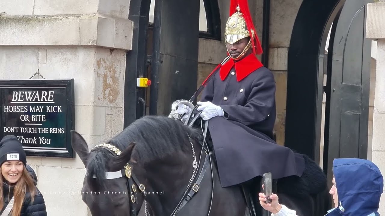 Watch Moments at Horse Guards: Tourists Photographing the King's Guard ...