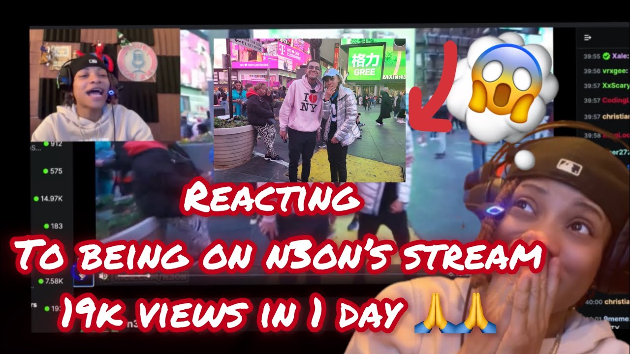 Reacting to being On @N3on stream & reading the comments ! - 19k views ...