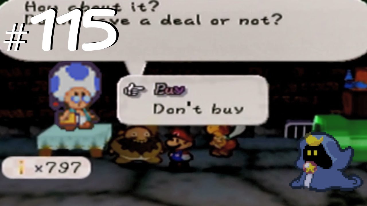 Let's Play Paper Mario Part 115: Fluff and Rip Cheato - YouTube