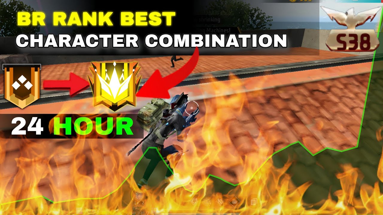 TOP 3 BR RANK BEST CHARACTER COMBINATION || FREE FIRE ...