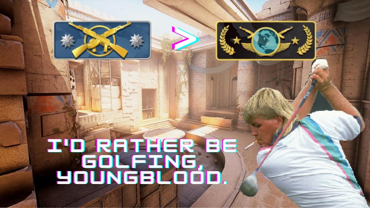 CSGO: Golf Pro in my MM Lobby! Road 2 Global - Master Guardian Elite ...