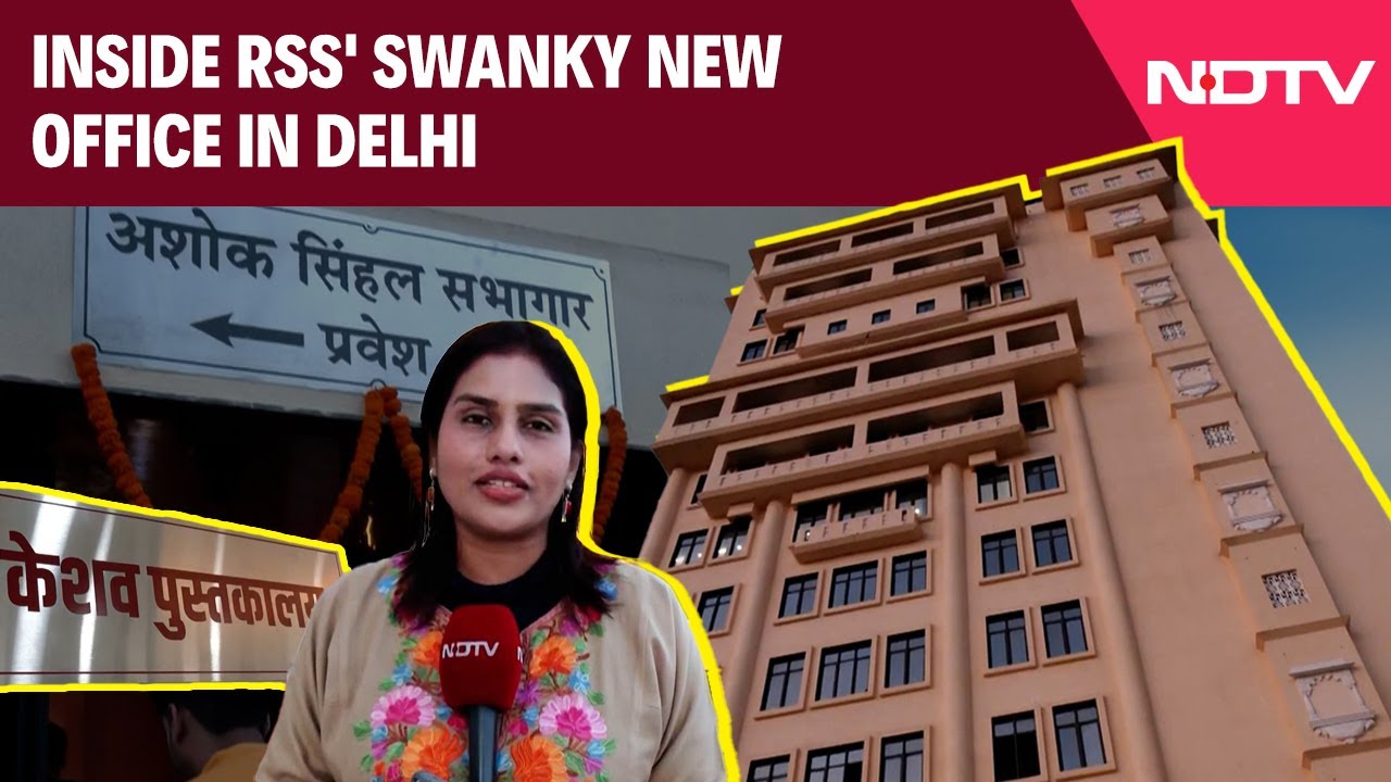 RSS Opens New Office In Delhi | NDTV Gives You A Tour - YouTube