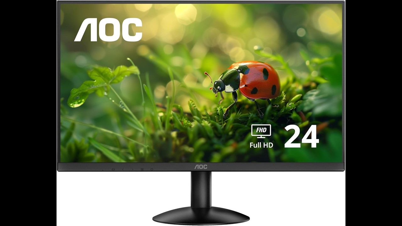 AOC 24B30H2 24” Frameless IPS Monitor (VDO INTRODUCE) - YouTube