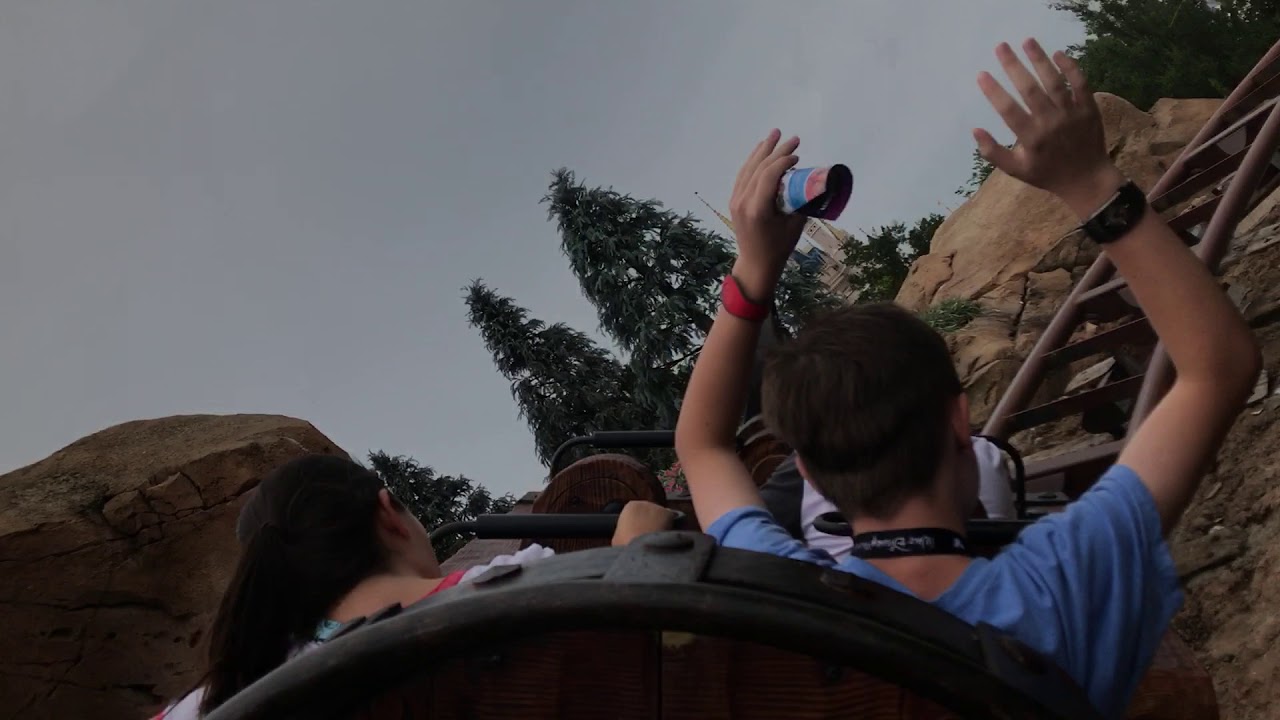 Seven Dwarfs Mine Train Roller Coaster REAL POV Full Ride Walt Disney ...