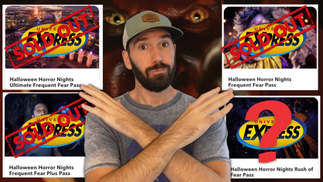 Halloween Horror Nights Express Pass Is ALREADY Selling Out! - YouTube