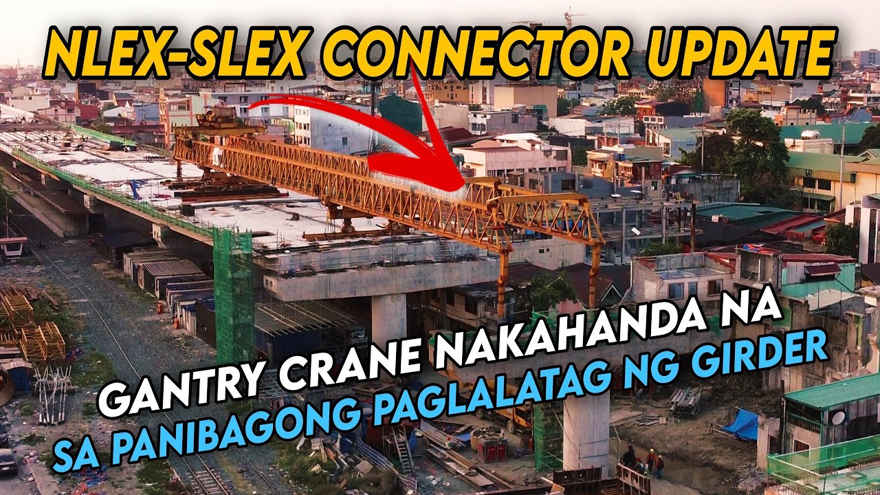 GANTRY CRANE NAKAHANDA NA SA PANIBAGONG PAGLALATAG NG GIRDER #dotr # ...