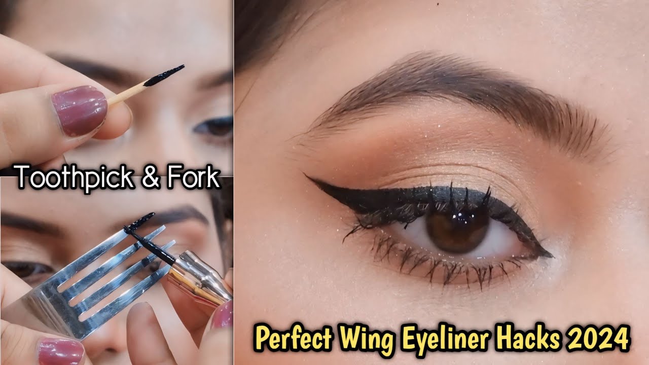 Wing Eyeliner Hacks Are The BEST Way To Apply PERFECT Eyeliner - YouTube