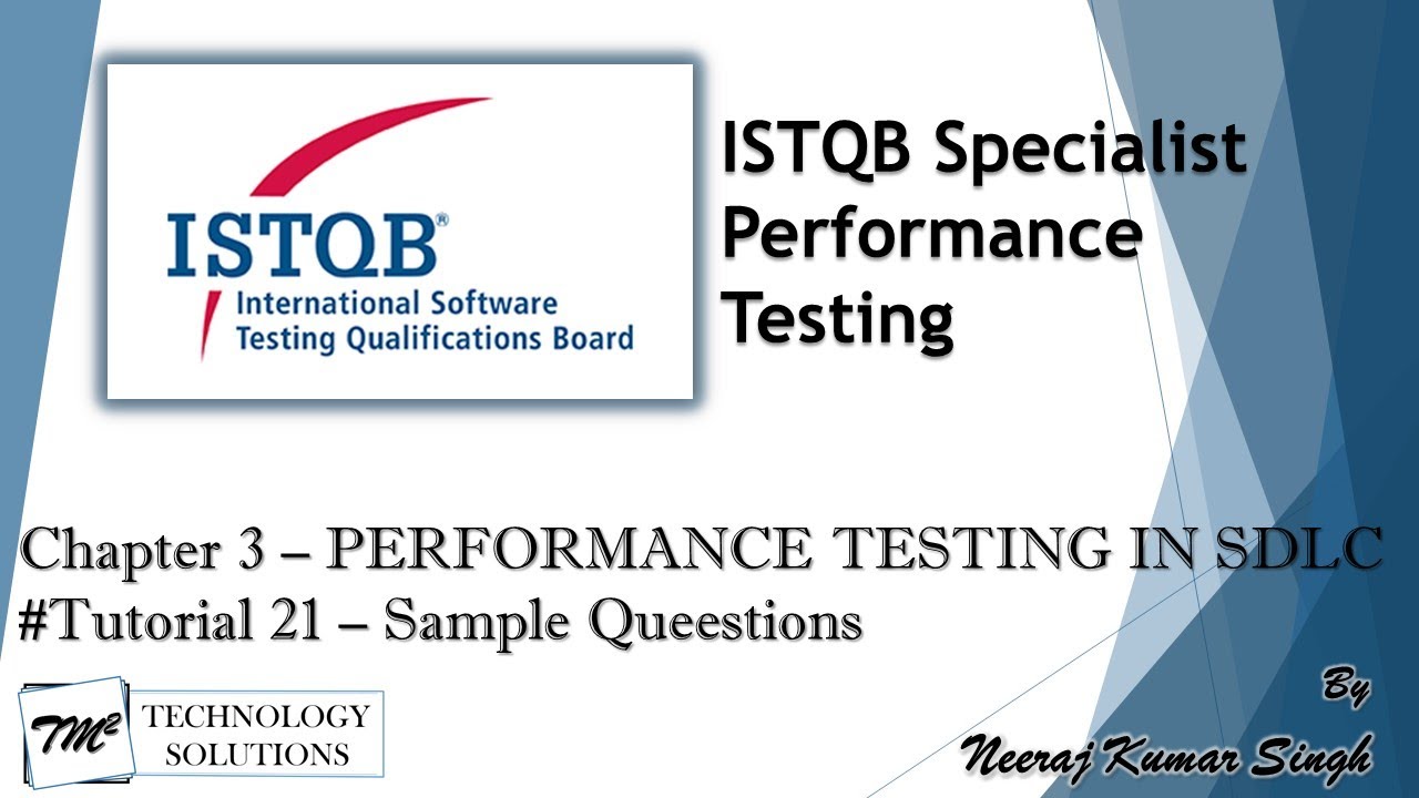 ISTQB Performance Tester | Sample Questions on Chapter 3 | Performance ...