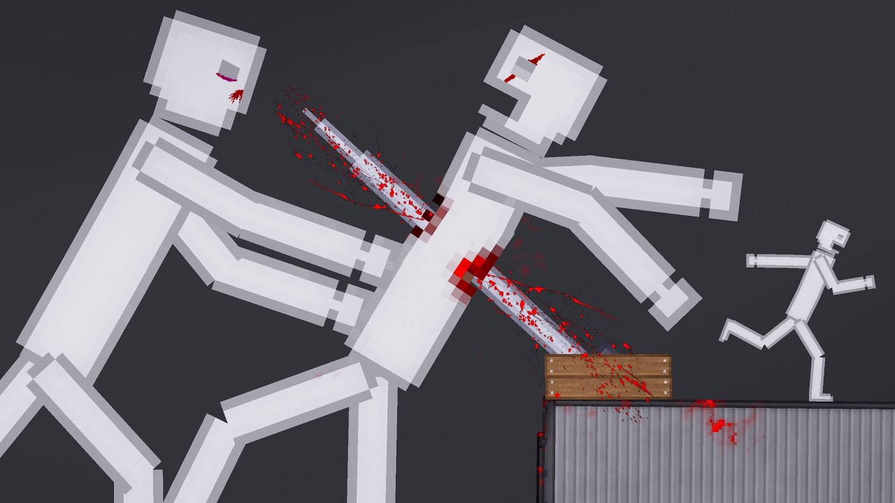 Giant Humans Fight Each Other In People Playground - YouTube