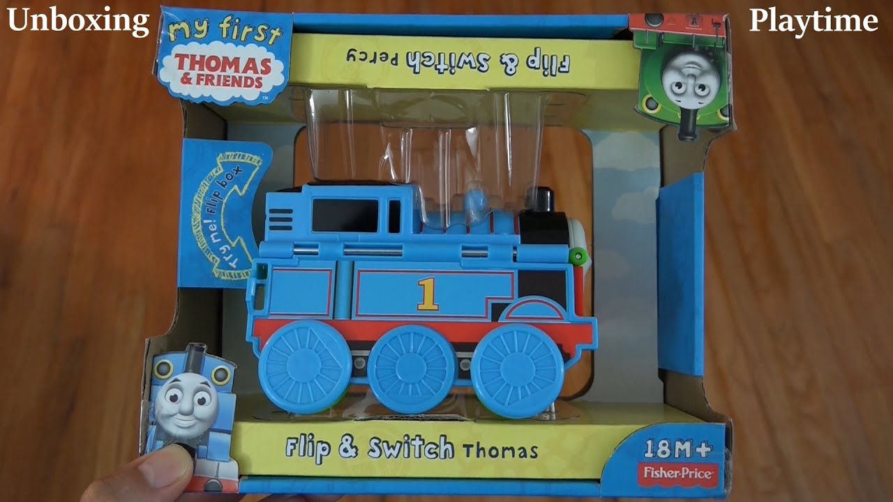 My First Thomas & Friends: Unboxing Flip & Switch Thomas and Percy ...
