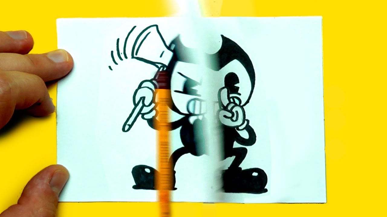 4 Amazing BENDY AND INK MACHINE Paper Craft and Doodles for FANS - YouTube