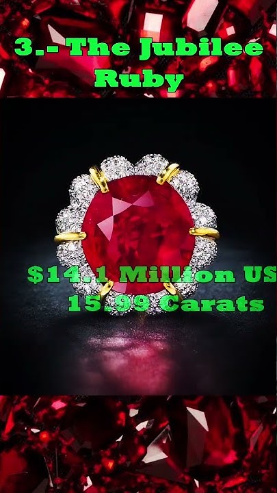 💵 These Are The Most Expensive Rubies Ever Sold! 👀 | #Shorts #Ruby # ...