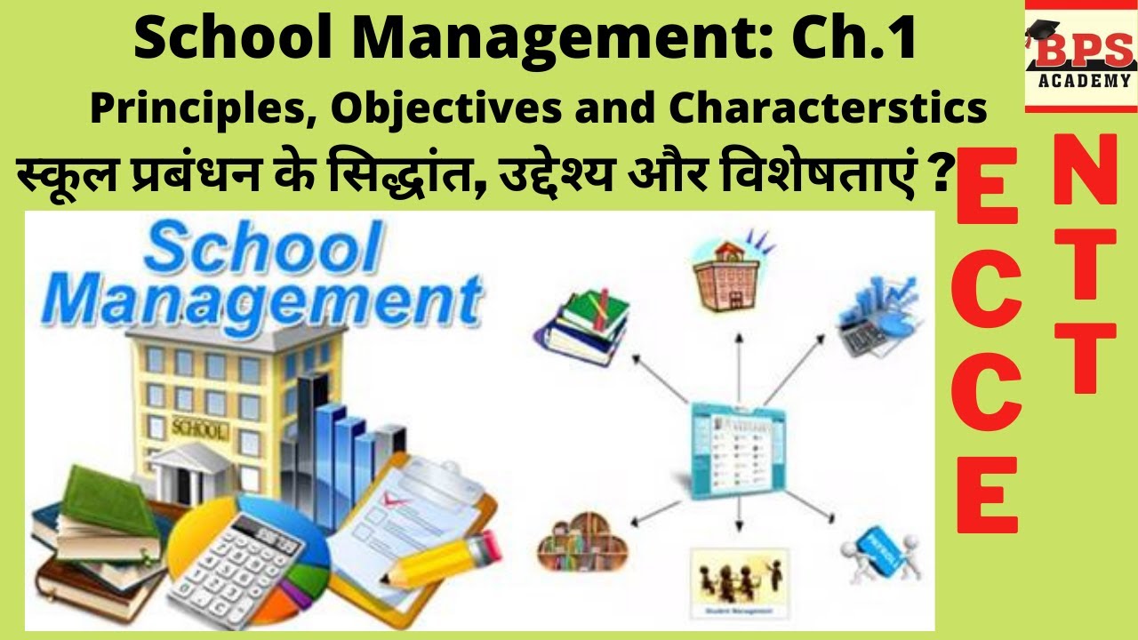 Principles, Characteristics & Objectives School Management : School ...