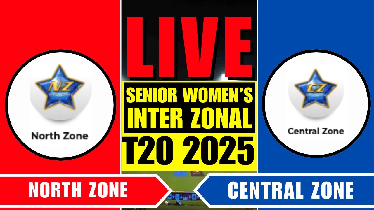 CENTRAL ZONE vs NORTH ZONE LIVE | CZ-W vs NZ-W - 11TH T20 - YouTube