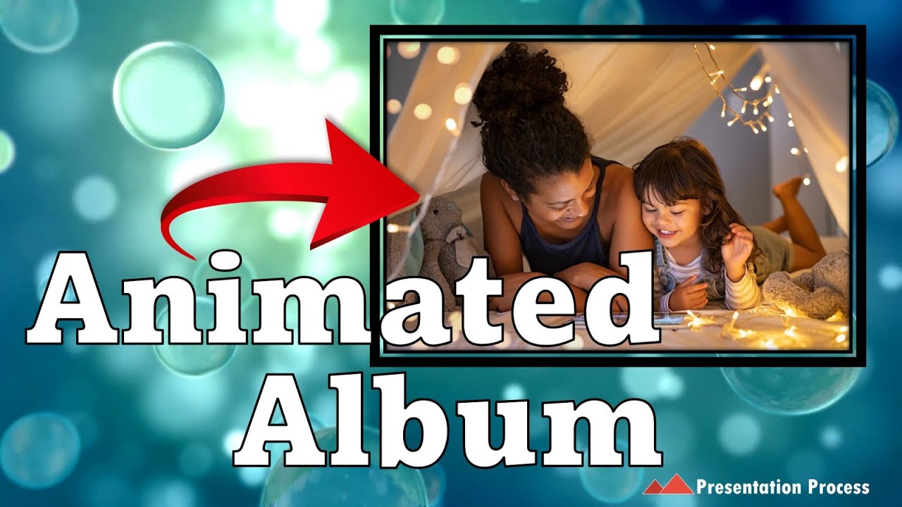 Creative Animated Photo Album in PowerPoint with Music and Video - YouTube