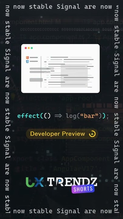Signal are Stable | Angular’s renaissance by @uxtrendz #short (2023) - YouTube