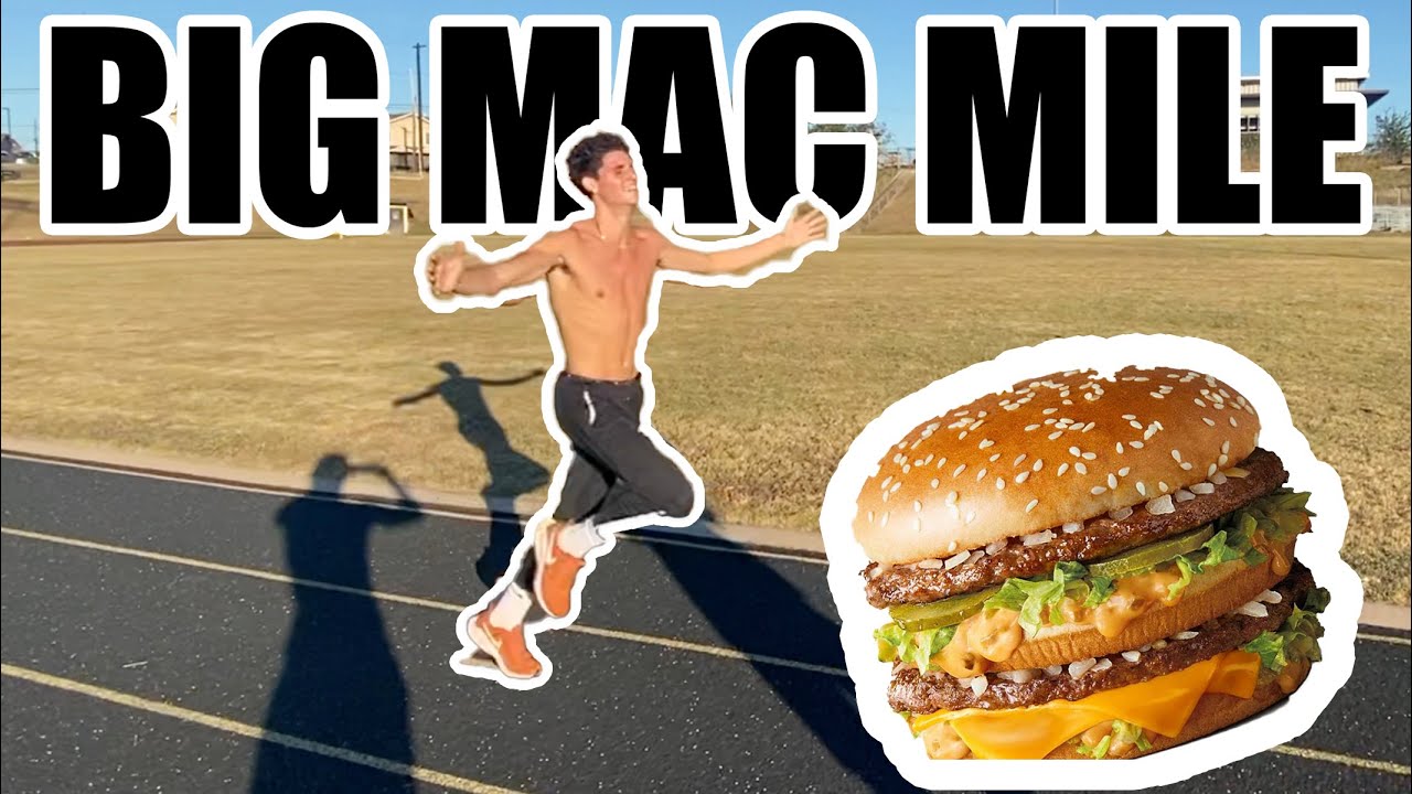 University of Texas Athletes Take on the BIG MAC MILE! - YouTube