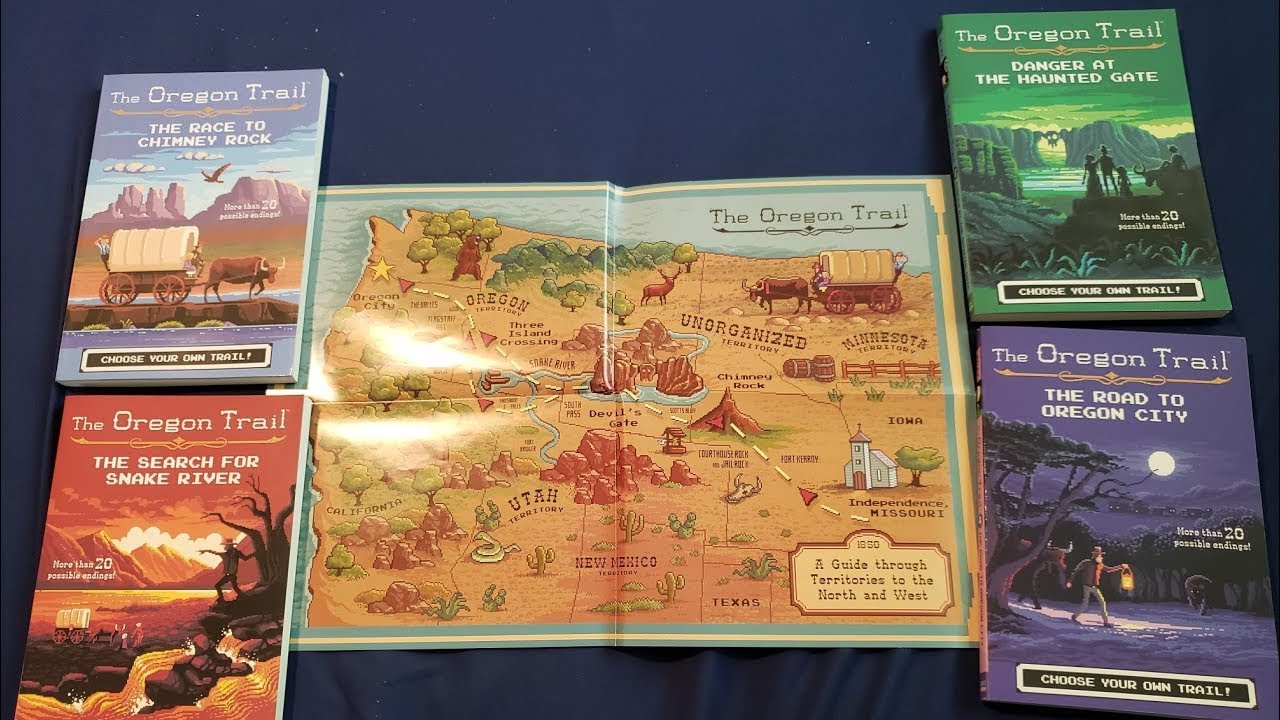 They Have Oregon Trail Choose Your Own Adventure Books - YouTube