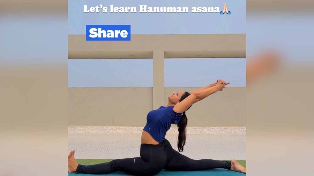 Let’s learn Hanuman asana🙏🏻 Jai Shri Ram🙏🏻 - YouTube