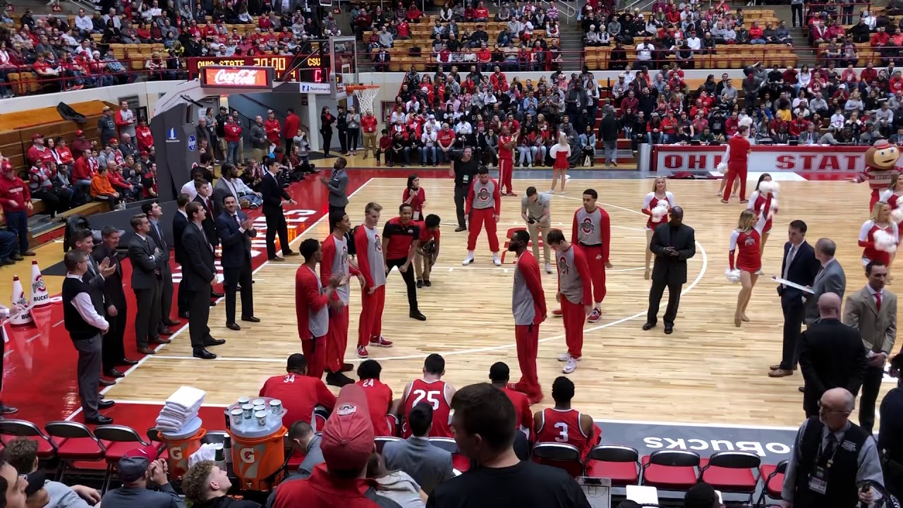 Ohio State’s starters introduced at St. John Arena - YouTube