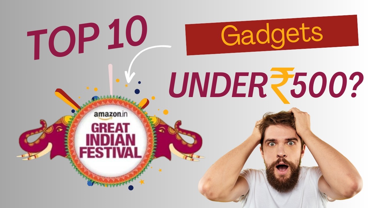 Top 10 Amazing Gadgets Under ₹500 Available On Amazon - YouTube