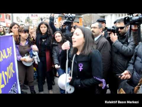 Ankara ÜKK 8 Mart'ta sokaklardaydı