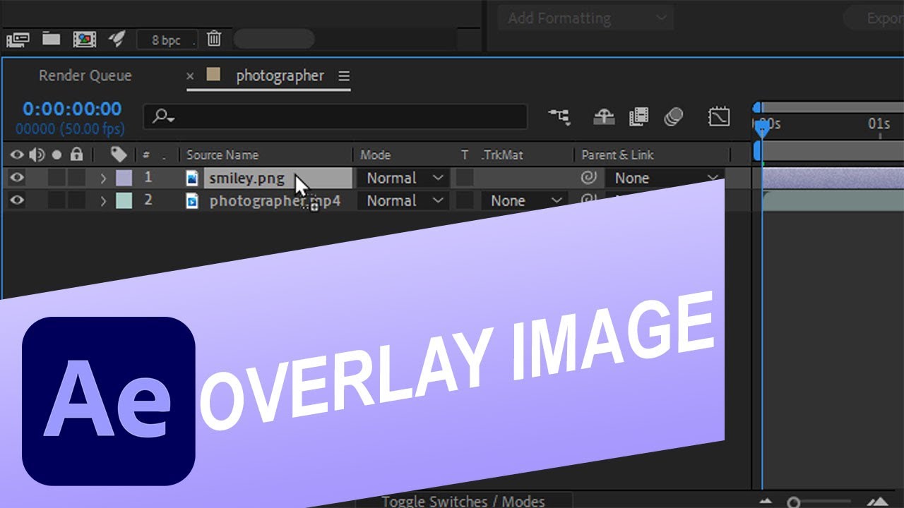 How To Overlay Image In After Effects YouTube How To Overlay Image In After Effects YouTube