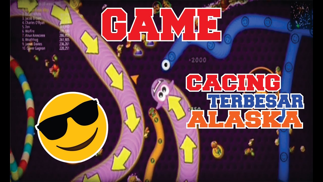 cacing besar alaska worms zone - YouTube