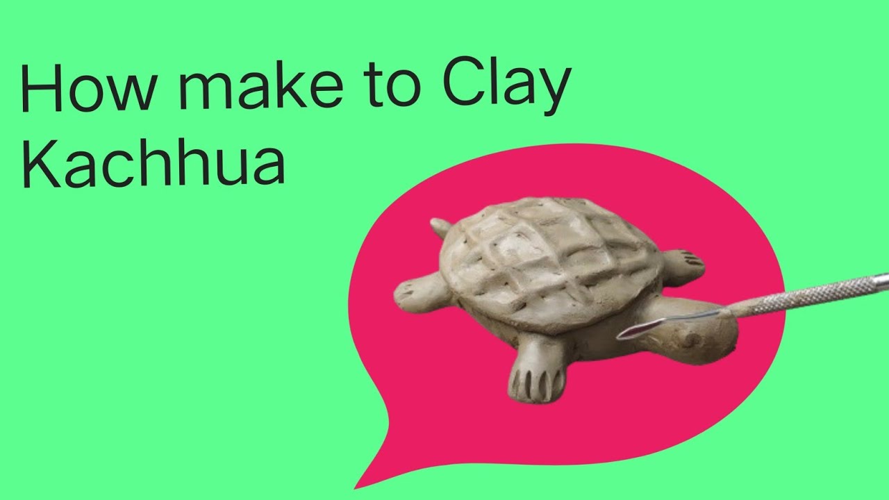 How make to Clay Kachhua!! Mittika Kachhua khica baneaya!! - YouTube