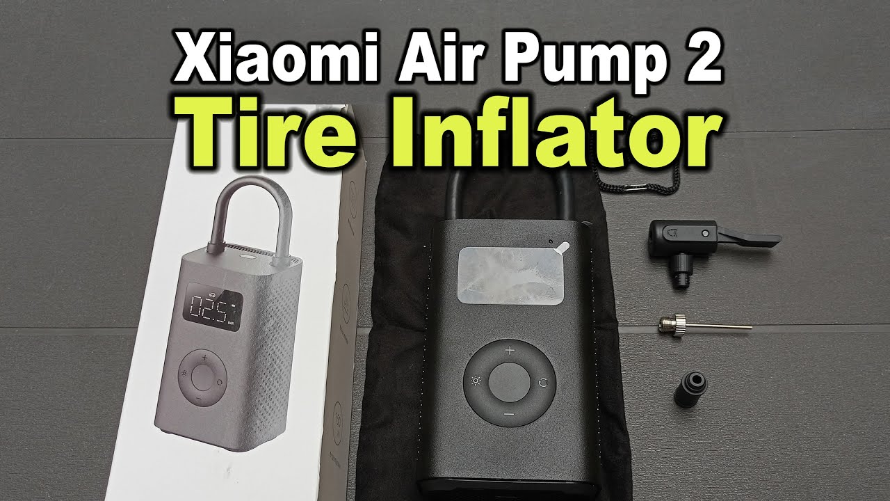 Xiaomi Air Pump 2 Mijia Portable Tire Inflator - YouTube