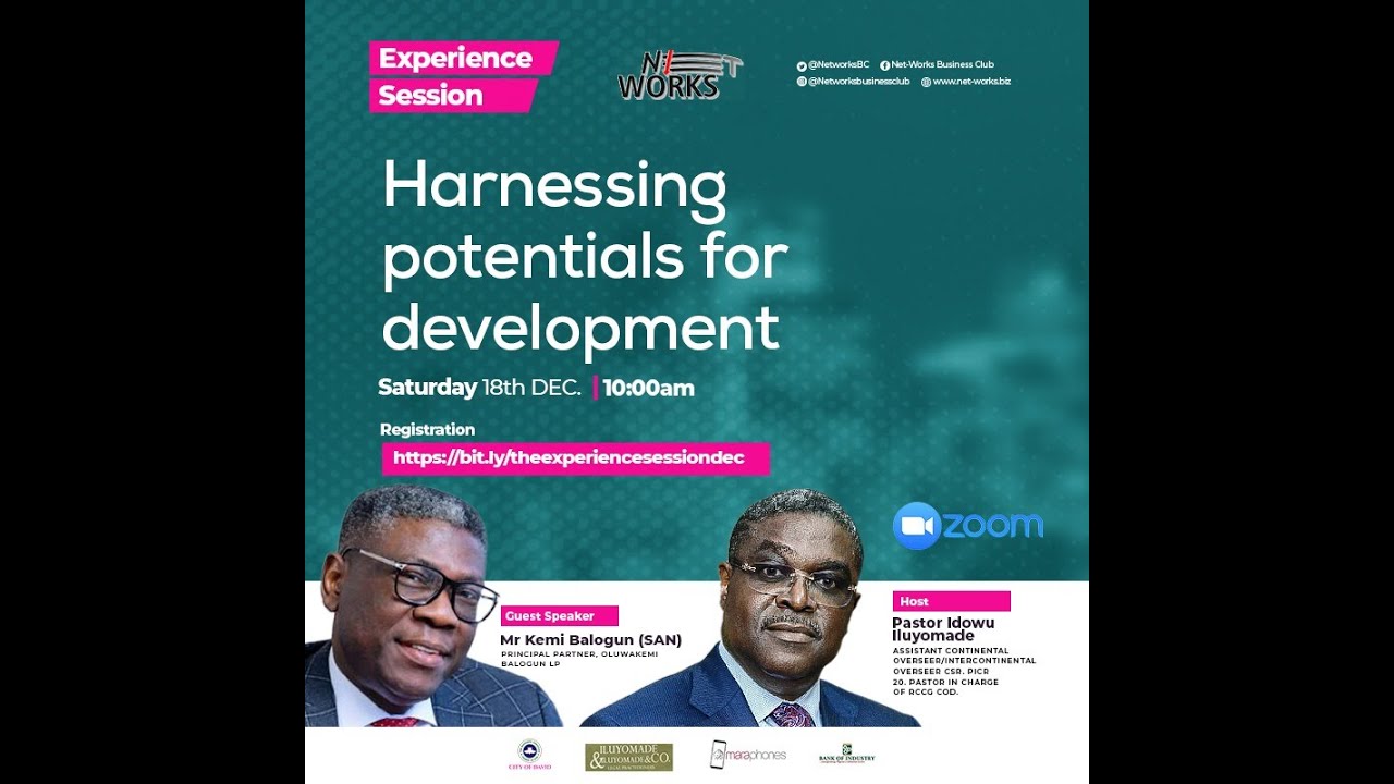 The Experience Session with Mr. Kemi Balogun & Pastor Idowu Iluyomade ...