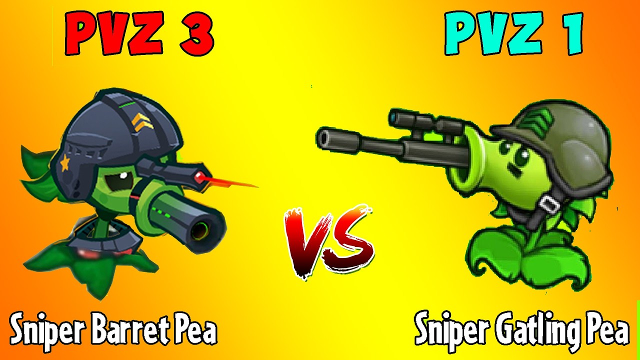 All PEA & Other Plants PVZ 1 vs PVZ 3 Battlez - Which Version Will Win ...