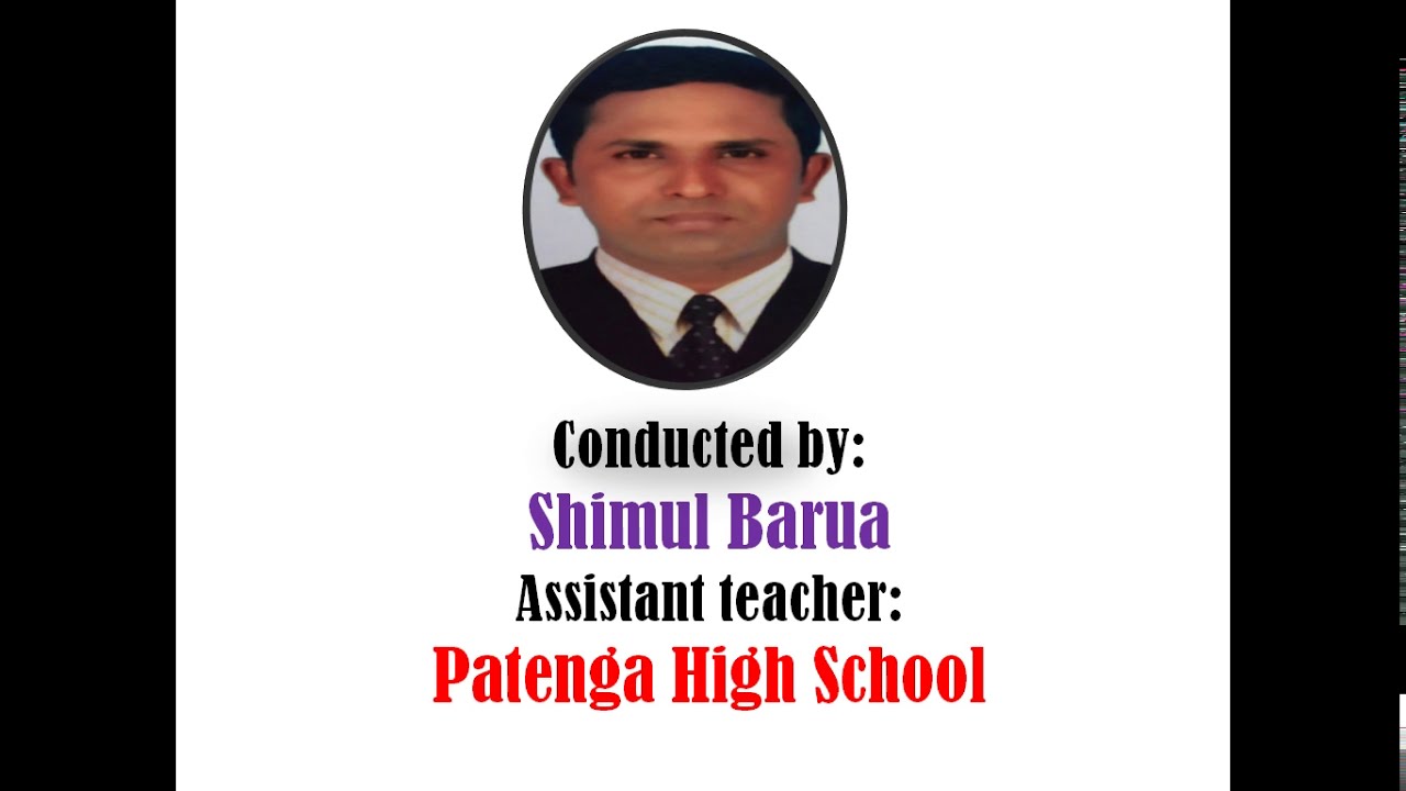 Class X//English 2nd Paper//Narration//Shimul Barua - YouTube