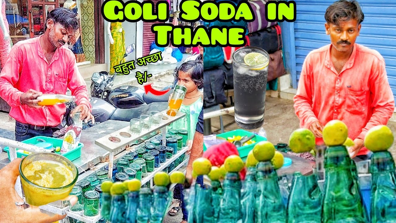 Goli Soda Of Mumbai | The Art Of MAKING Perfect गोली SODA 😱 | Street Food India - YouTube