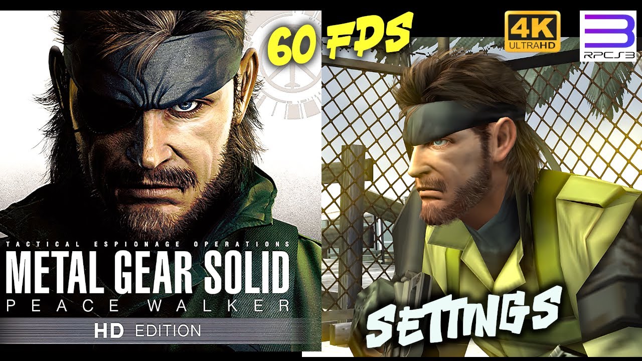 Metal Gear Solid: Peace Walker HD Edition (PS3) - Gameplay - 60 FPS 4K ...