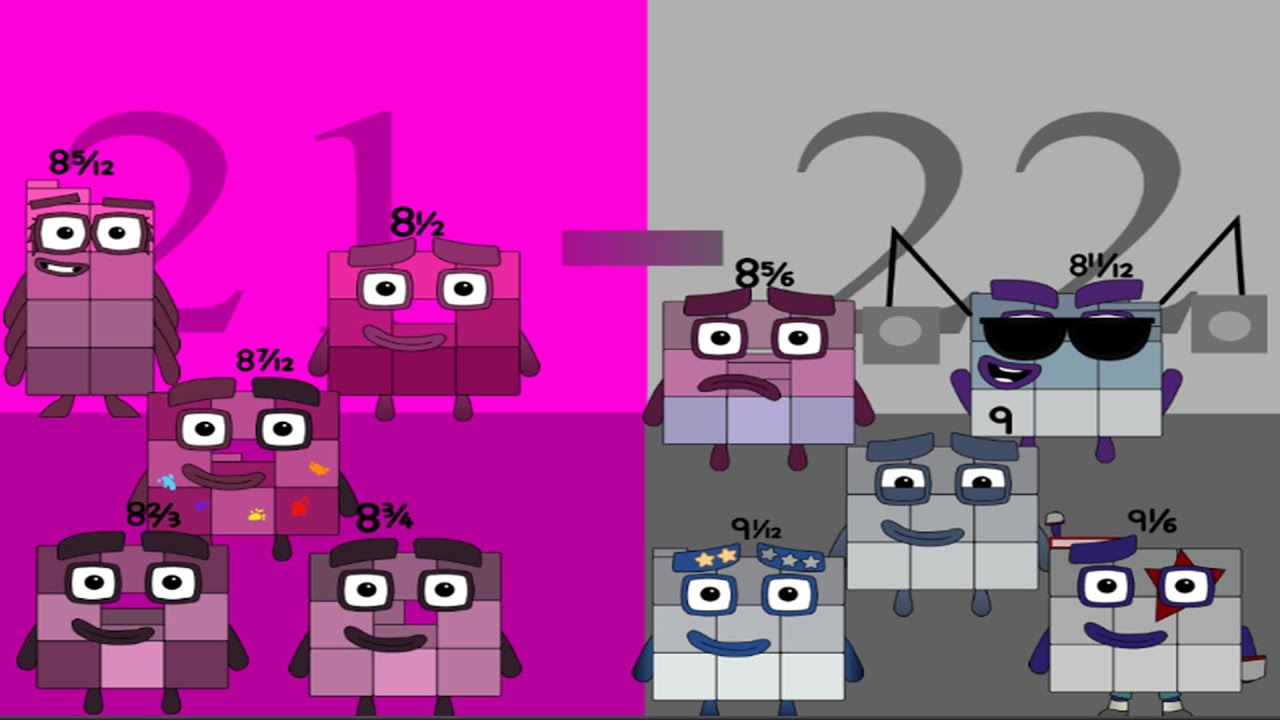 Numberblocks Band Twelfths 21-22 | A new numbershow 100 sneezes - YouTube