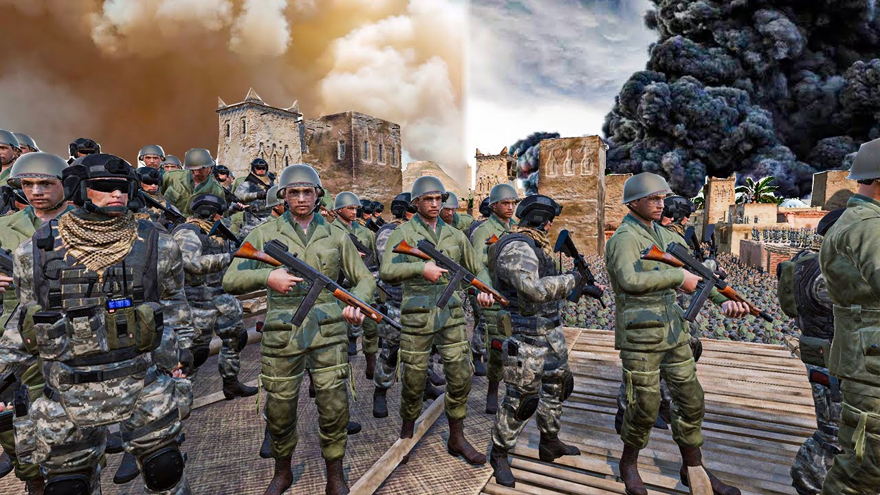 Can 35.000 U.S Army Claim Infected Territory? - Ultimate Epic Battle ...