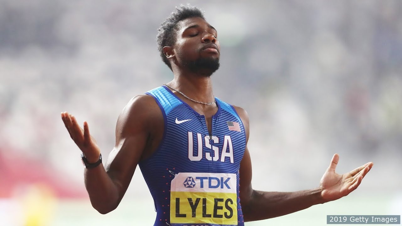 Noah Lyles drops 31.51 over 300m at training - YouTube
