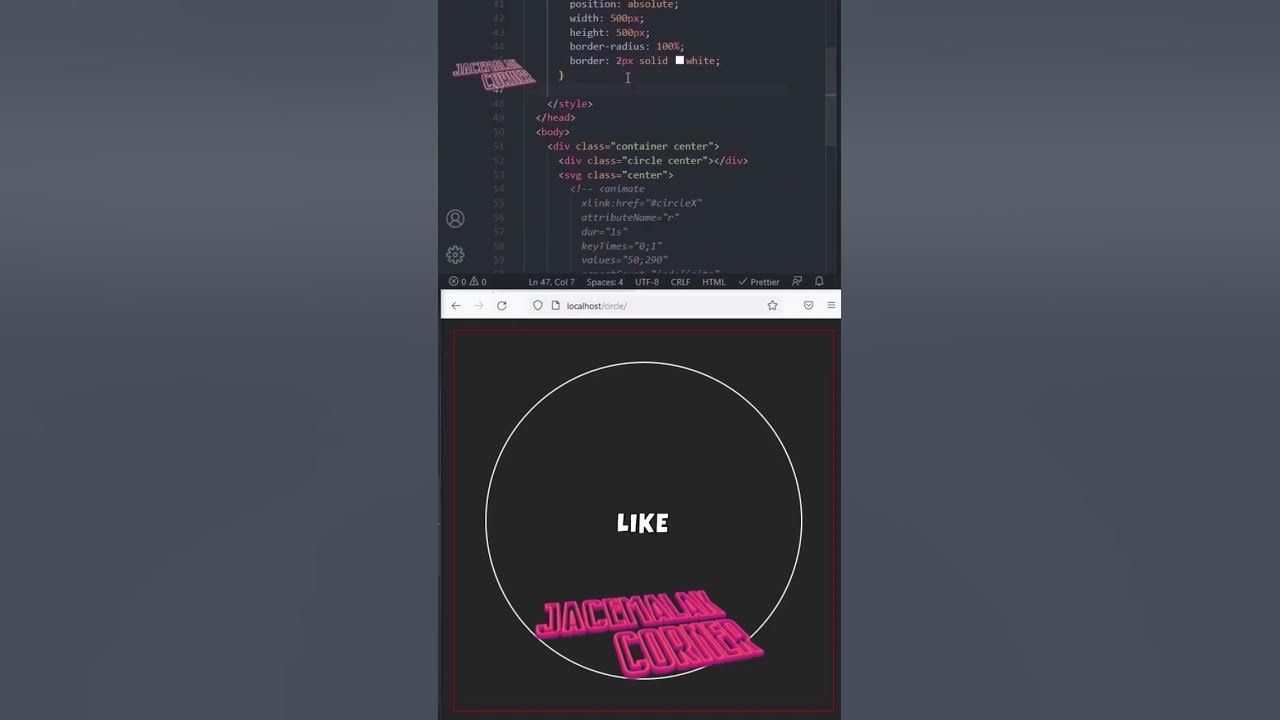 Css Animation For Beginners Circle Wave Shorts Jmc23id Youtube