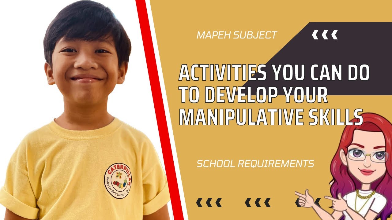ACTIVITIES YOU CAN DO TO DEVELOP YOUR MANIPULATIVE SKILLS - YouTube