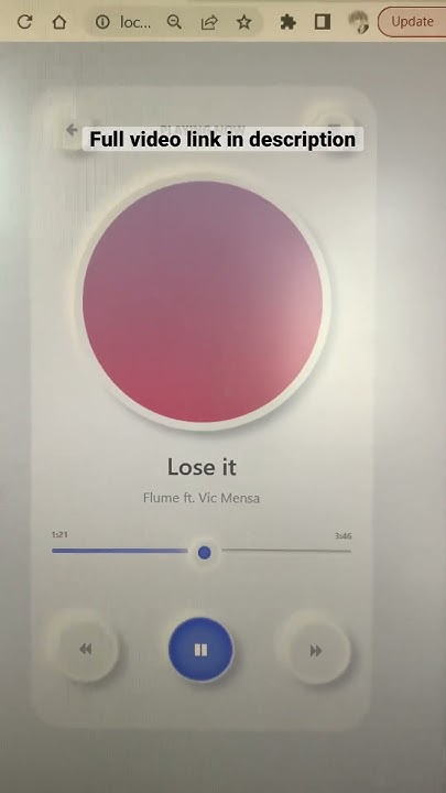 UI Design to HTML, CSS Using Bootstrap | Neumorphic Music Player Mobile App #html #css # ...